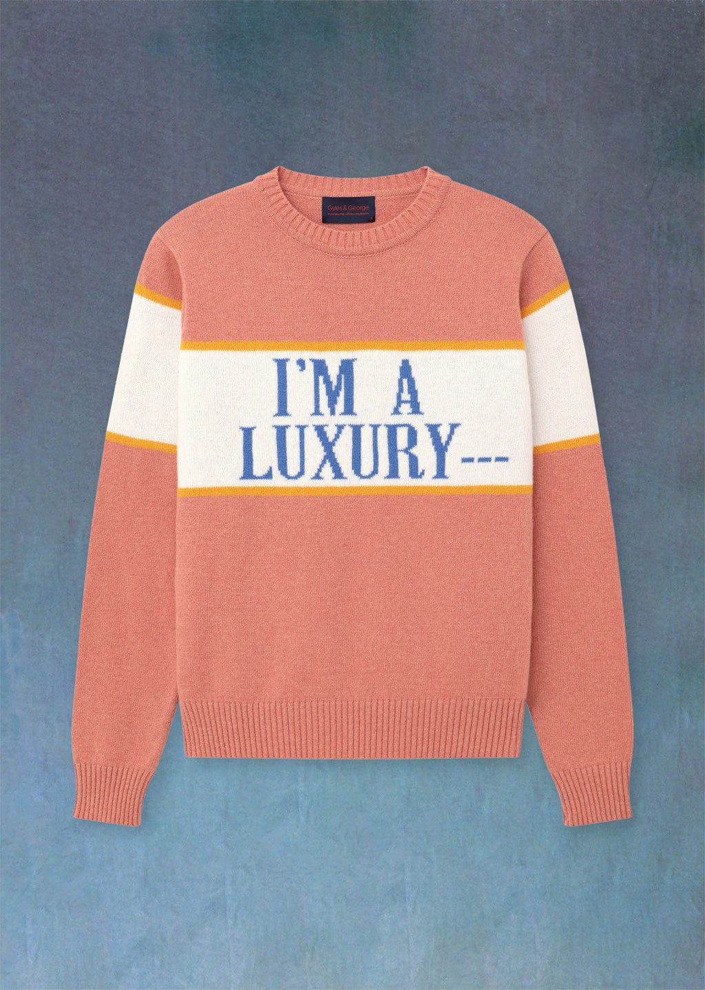 Women's Pink "I'm a Luxury" Sweater – Gyles and George